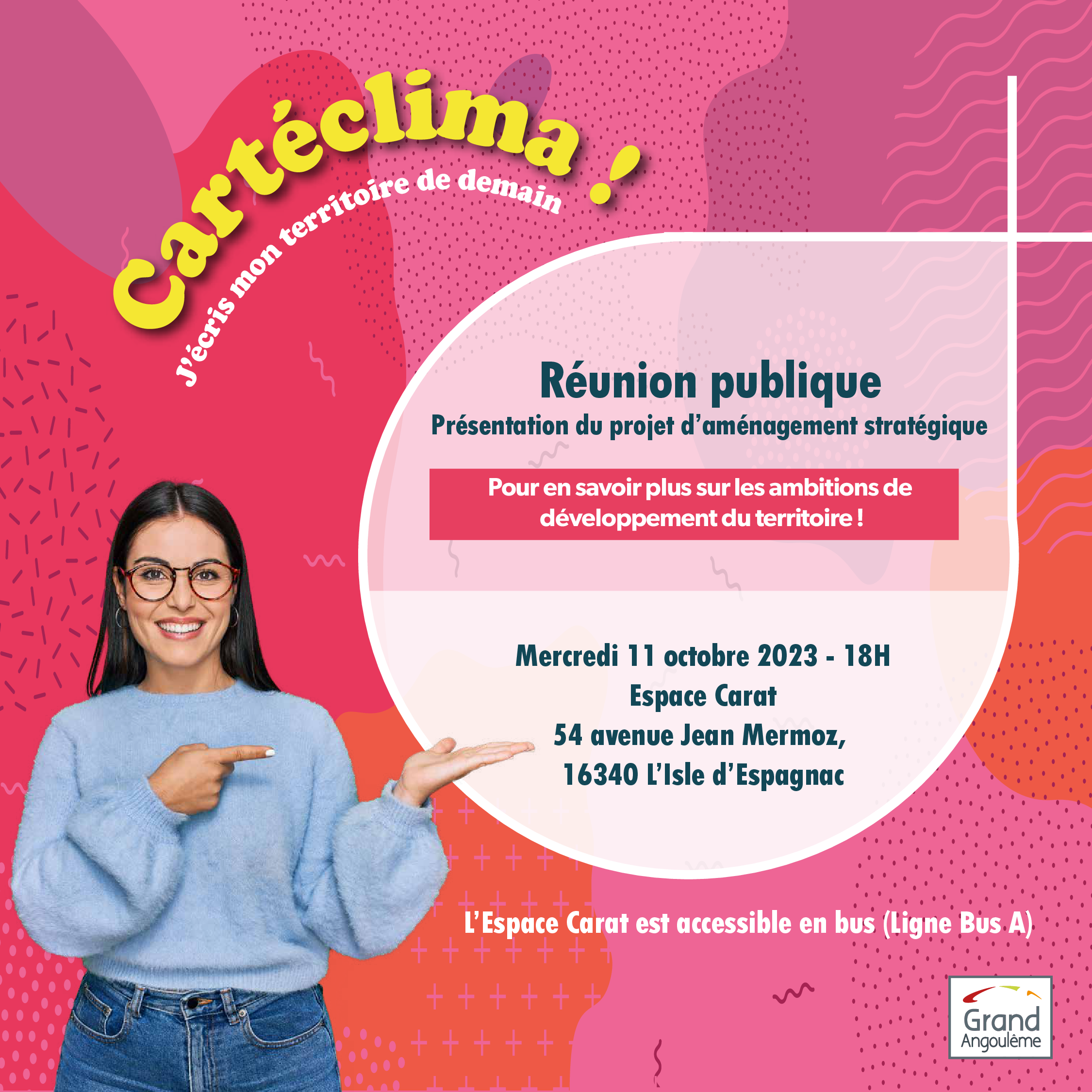 Réunion publique - Cartéclima! - Mairie de Fléac