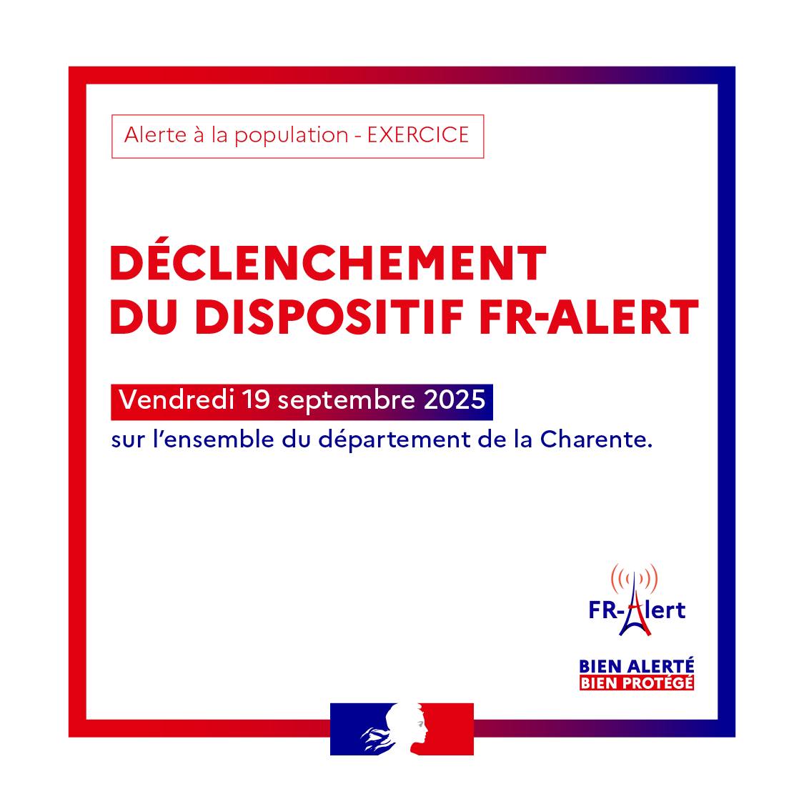 Exercice de diffusion d’alerte via le dispositif FR-Alert - Mairie de Fléac